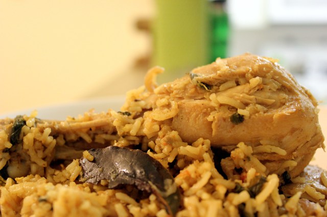 Chicken Biryani / Slow cooked Rice with Chicken and Indian spices ...
