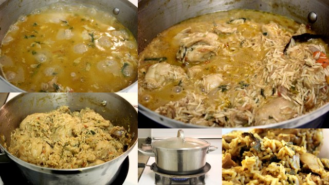 Chicken Biryani / Slow cooked Rice with Chicken and Indian spices ...